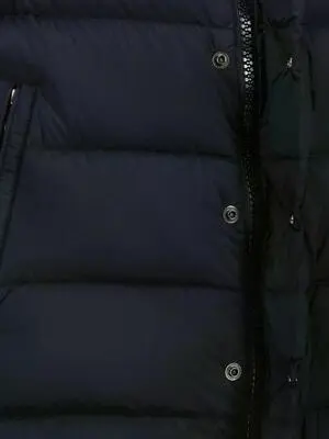 Moncler Quilted Logo-plaque Gilet - Blue