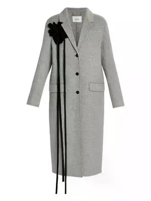 Erdem Floral-appliqué Tailored Coat