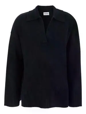 P.a.r.o.s.h Polo-neck Ribbed Sweater