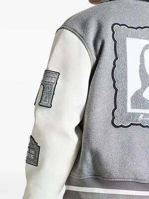 Manière De Voir Maniere De Voir Mona Lisa Wool-blend Varsity Jacket