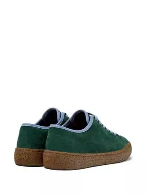 Camper Peu Terreno Suede Lace-up Sneakers - Green