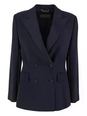 Alberta Ferretti Double-breasted Peak-lapel Blazer