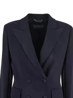 Alberta Ferretti Double-breasted Peak-lapel Blazer