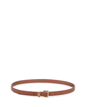 FERRAGAMO Gancini Leather Belt New Cognac