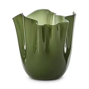 VENINI Fazzoletto Vase 42 Oz - Appl Green