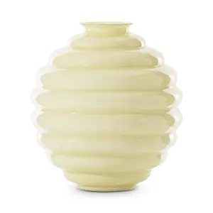 VENINI Deco Vase 64 Oz - Straw-yllo