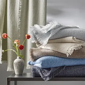 MATOUK Maya Cashmere & Silk Throw - Celadon