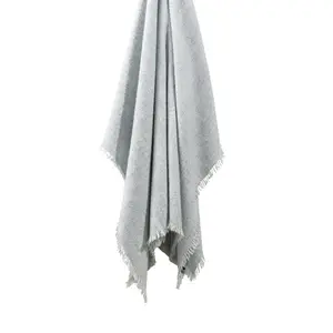 MATOUK Maya Cashmere & Silk Throw - Mist