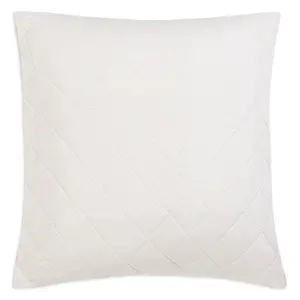 MATOUK Jasper Quilted Euro Sham - Dune