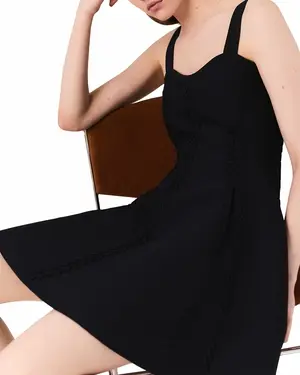 Maje Knitted Skater Dress