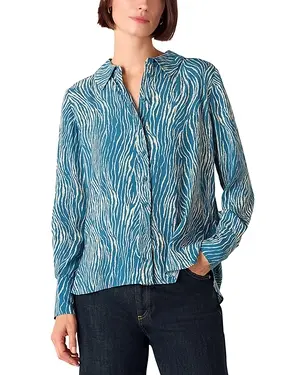 Whistles Zebra Print Blouse