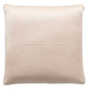 KUTNIA Kutnu Silk Road Solid Decorative Pillow, 20 X 20 Ivory