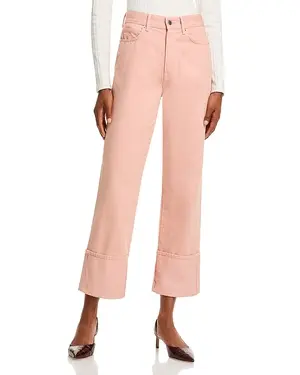 Veronica Beard Dylan High-rise Straight Ankle Pants