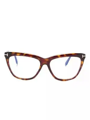 TOM FORD Cat-eye Glasses - Brown