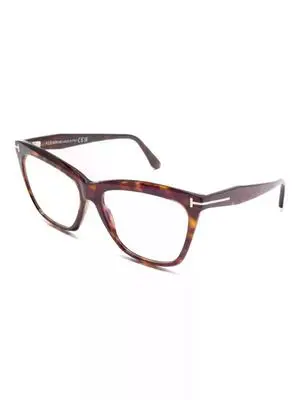 TOM FORD Cat-eye Glasses - Brown