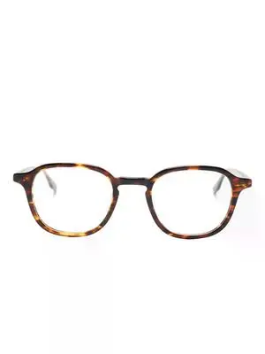 Barton Perreira Round-frame Glasses - Brown