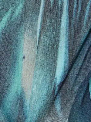 JEAN PAUL GAULTIER Printed Tulle Tank