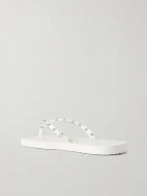 LOEFFLER RANDALL Crystal-embellished Pvc Sandals