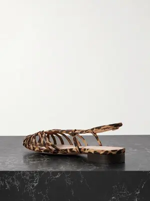 LOEFFLER RANDALL Devon Leopard-print Sandals