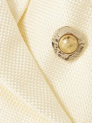 Balmain Button-embellished Jacquard Vest