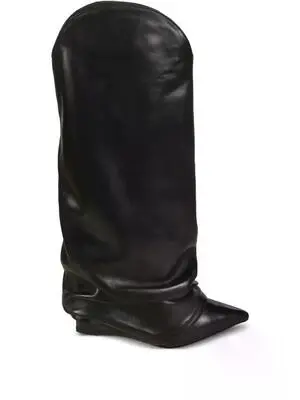 LE SILLA Slouch Leather Boots