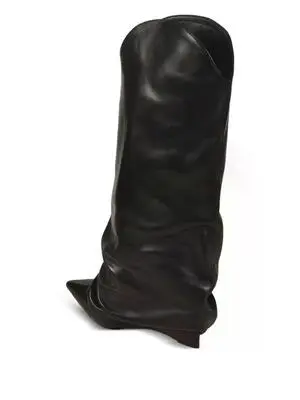LE SILLA Slouch Leather Boots