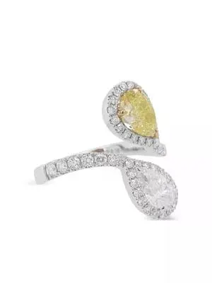 HYT JEWELRY 18k White Gold Diamond Ring