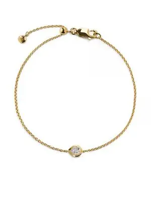 Monica Vinader Pear Diamond Bracelet - Gold
