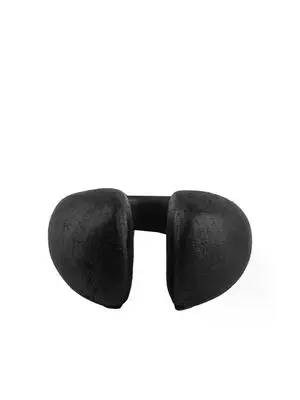 PARTS OF FOUR Giant Druid Wood Ring - Black