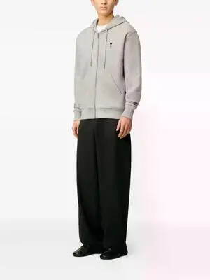 AMI Paris De Coeur Zip-fastening Hoodie