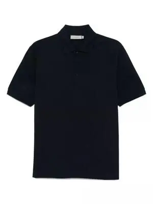 Canali Cotton Polo Shirt - Blue