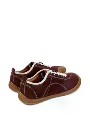 Camper Peu Path Lace-up Suede Sneakers - Red