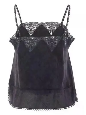 Chloé Lace-detail V-neck Top