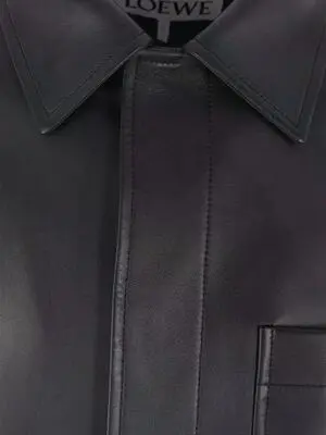 Loewe Leather Shirt Jacket