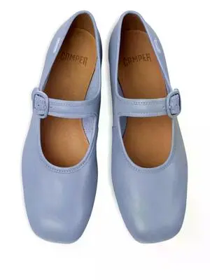 Camper Leather Ballet Flats - Blue