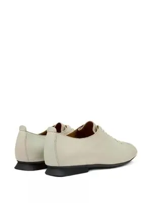Camper Leather Lace-up Flats