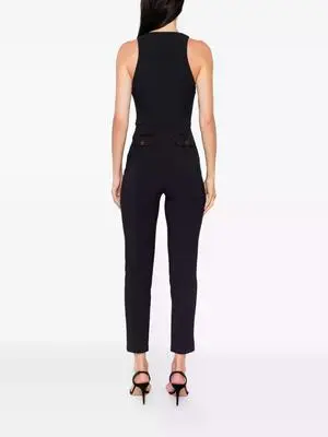 Elisabetta Franchi Zip-front Halterneck Jumpsuit