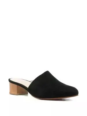 ANNE THOMAS 50mm Block-heel Mules