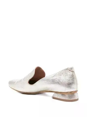 KUDETA Metallic Leather Loafers