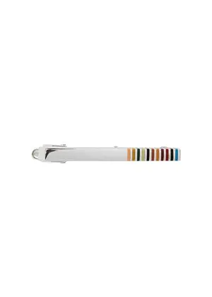 Paul Smith Signature Stripe Enamelled Tie Pin - Multicoloured