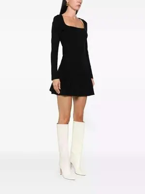 Pinko Square-neck Mini Dress