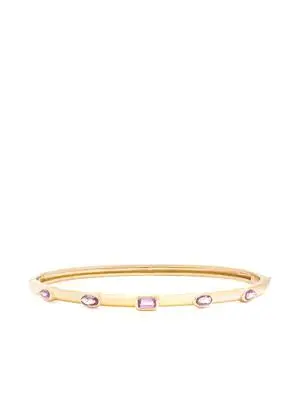 OUF! 14k Yellow Sapphire Bangle Bracelet - Gold