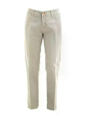 BARBA NAPOLI Button-detail Trousers