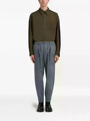 Marni Checked Pleated Trousers
