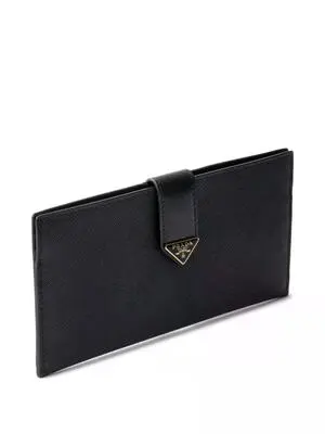 Prada Triangle-logo Wallet - Black