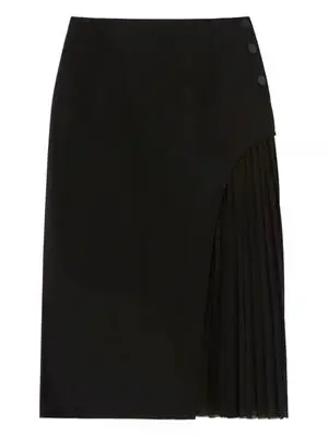 Claudie Pierlot Pleated Midi Skirt