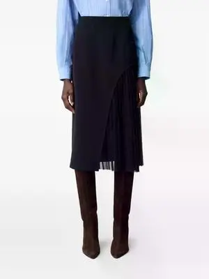 Claudie Pierlot Pleated Midi Skirt
