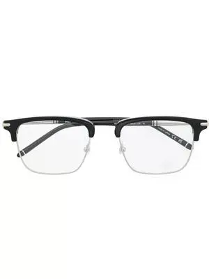 Montblanc Square-frame Glasses - Black