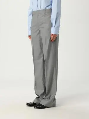 Moschino Tailored Wide Leg Trousers - Grey