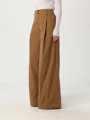 Chloé High-waisted Wide-leg Trousers - Brown